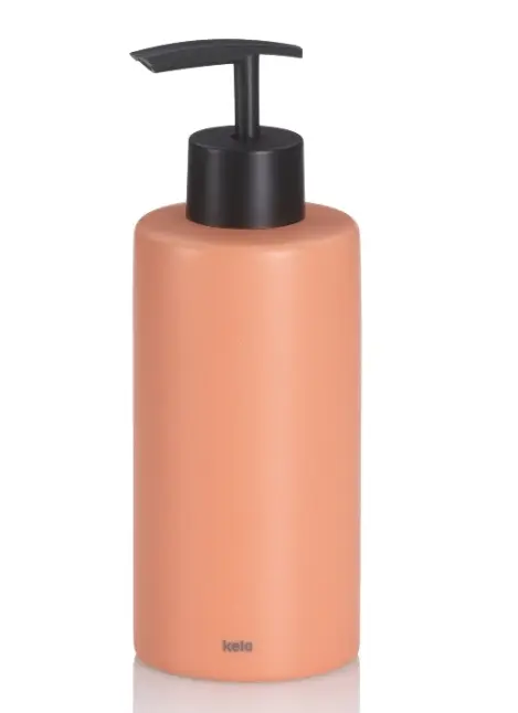 Kela Seifenspender Matsi Pirsich Keramik matt 19,5x7 cm / 300 ml ...